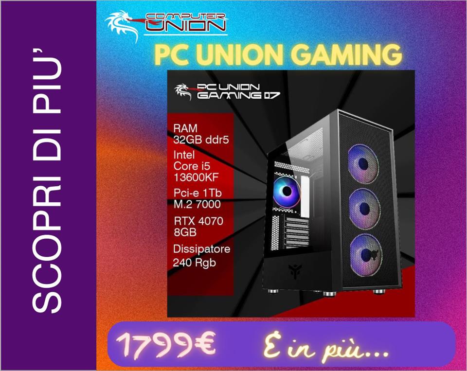 COMPUTER UNION - PC GAMING GENOVA